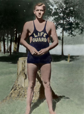 Ronald Reagan as lifeguard | Lisa's History Room